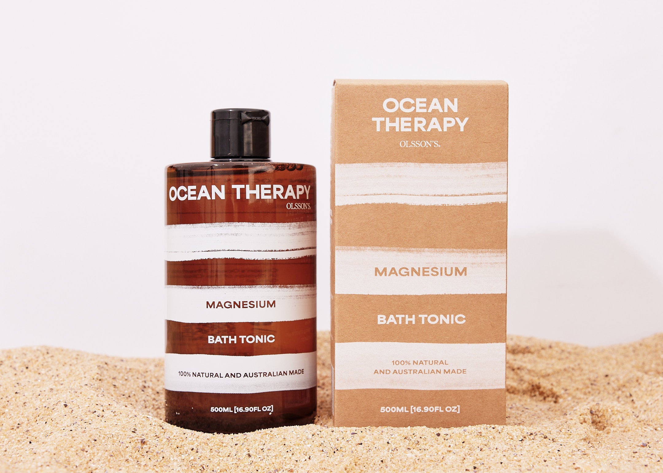 Olsson's Ocean Therapy Magnesium Bath Tonic Bottle 500ml