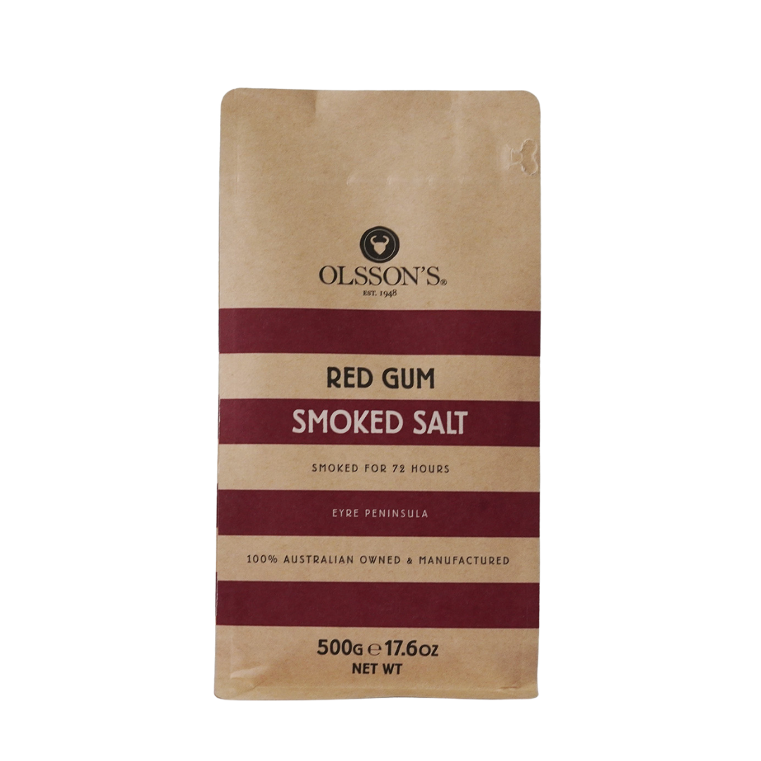 Olsson's Red Gum Smoked Salt Kraft Bag 500g